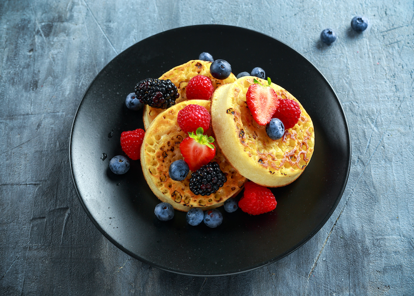 Homemade Crumpets - Accent Catering