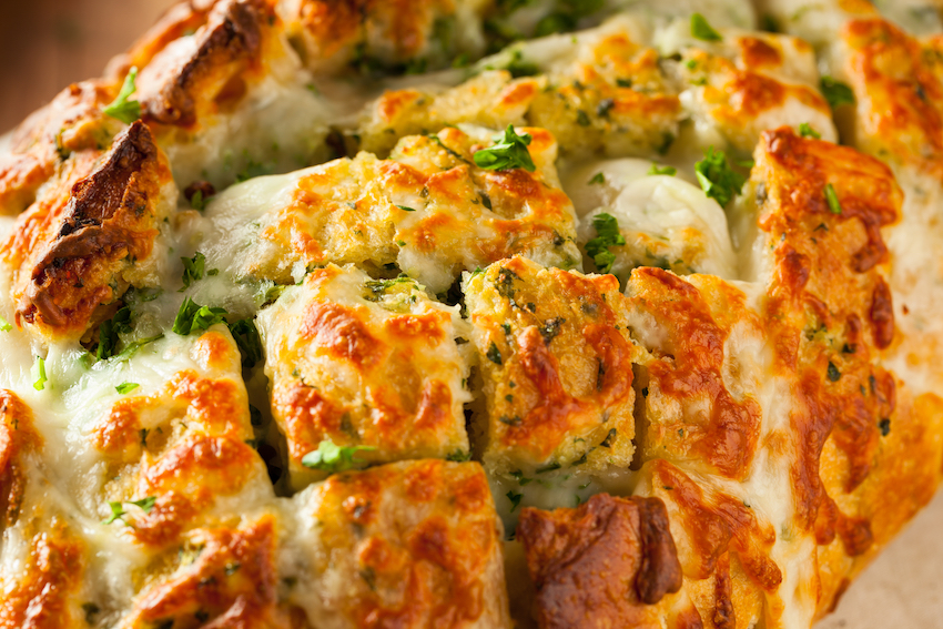 Tear & Share Parsley Cheese Bread - Accent Catering