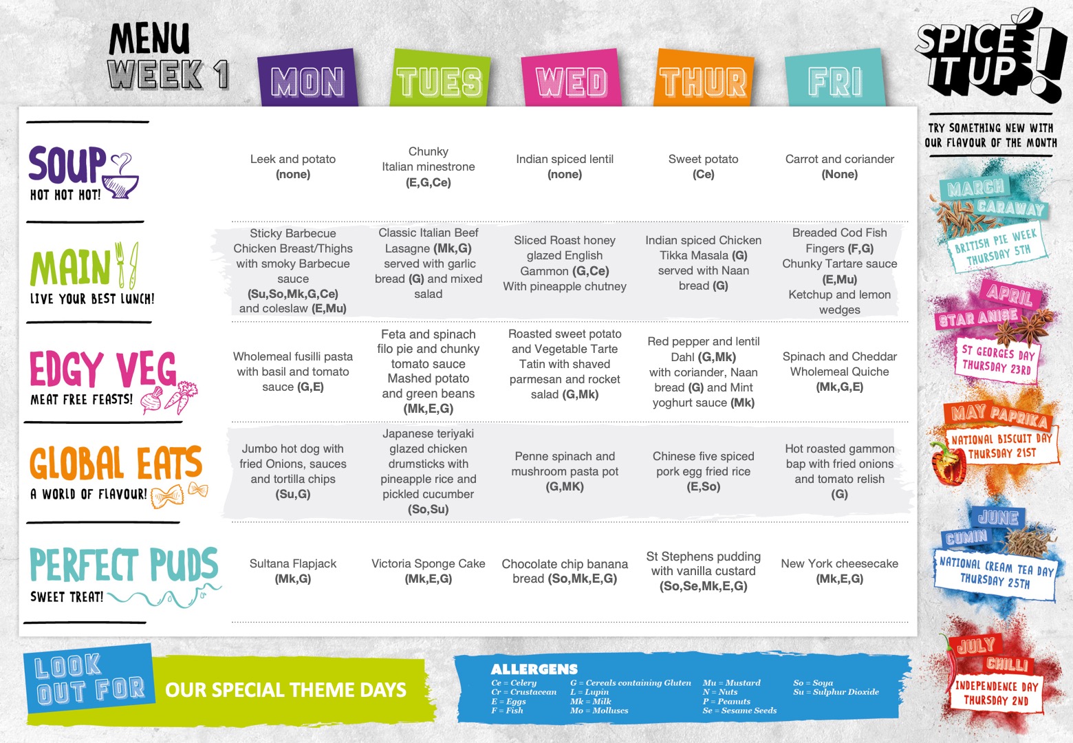 Services Independent Schools - Accent Catering